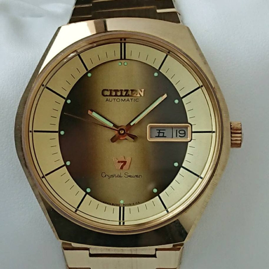 Vintage Citizen Crystal 7 70s Unused - Etsy