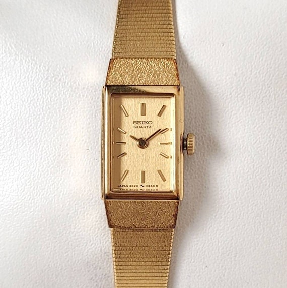 vintage seiko tank gold - Gem