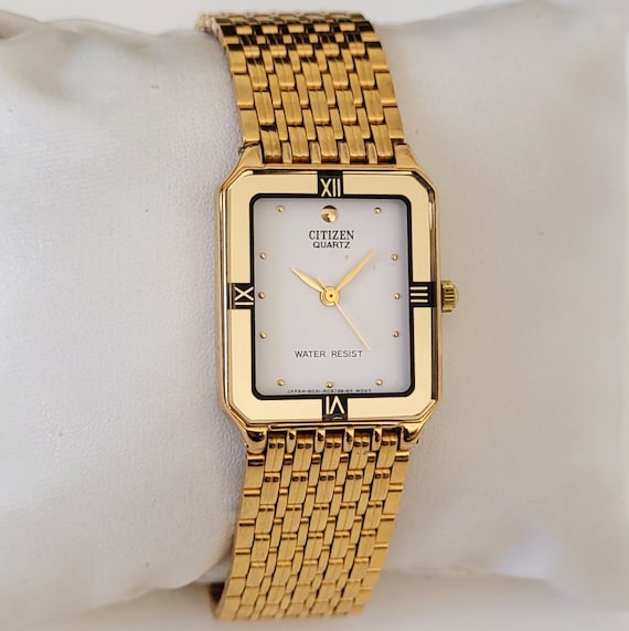 Vintage Citizen Tank 90s Last New! - Gem