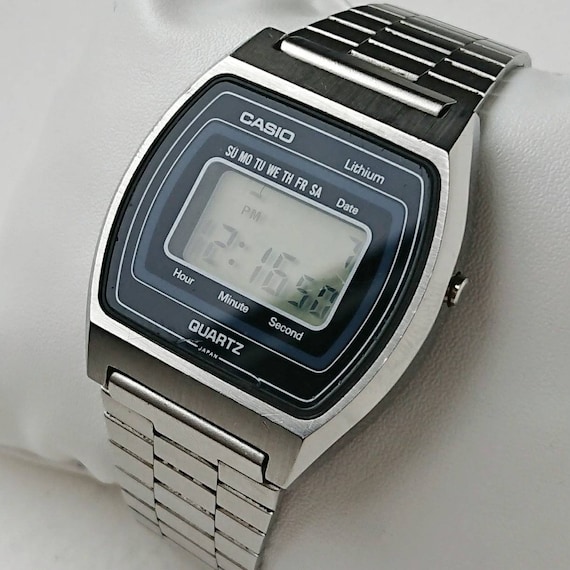 Vintage Casio Lithium Blue 80s all original - Gem