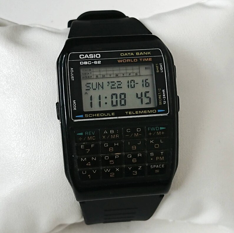 Vintage Casio Dbc 62 Old Time Smart Watch - Etsy
