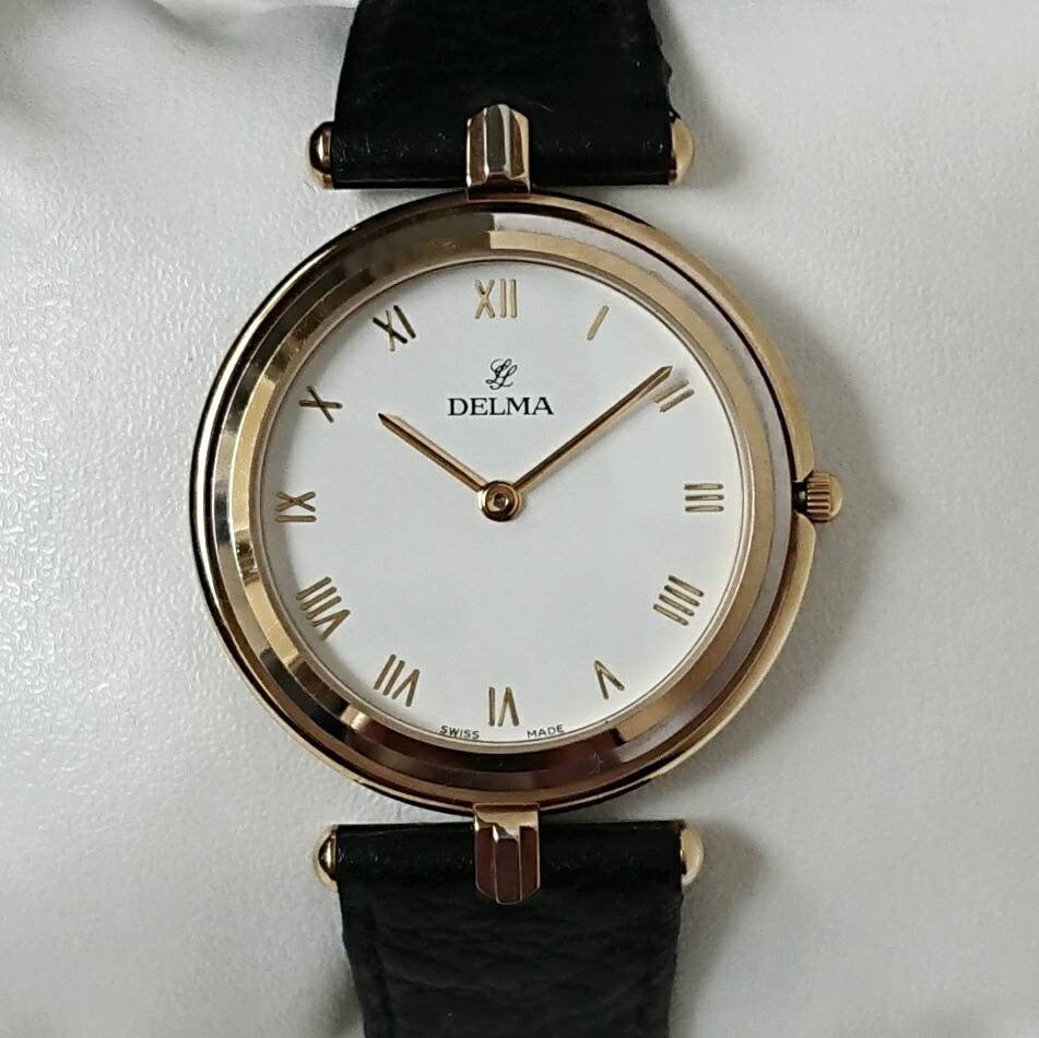 Vintage Delma Classic Dress Watch 90s Last New - Etsy