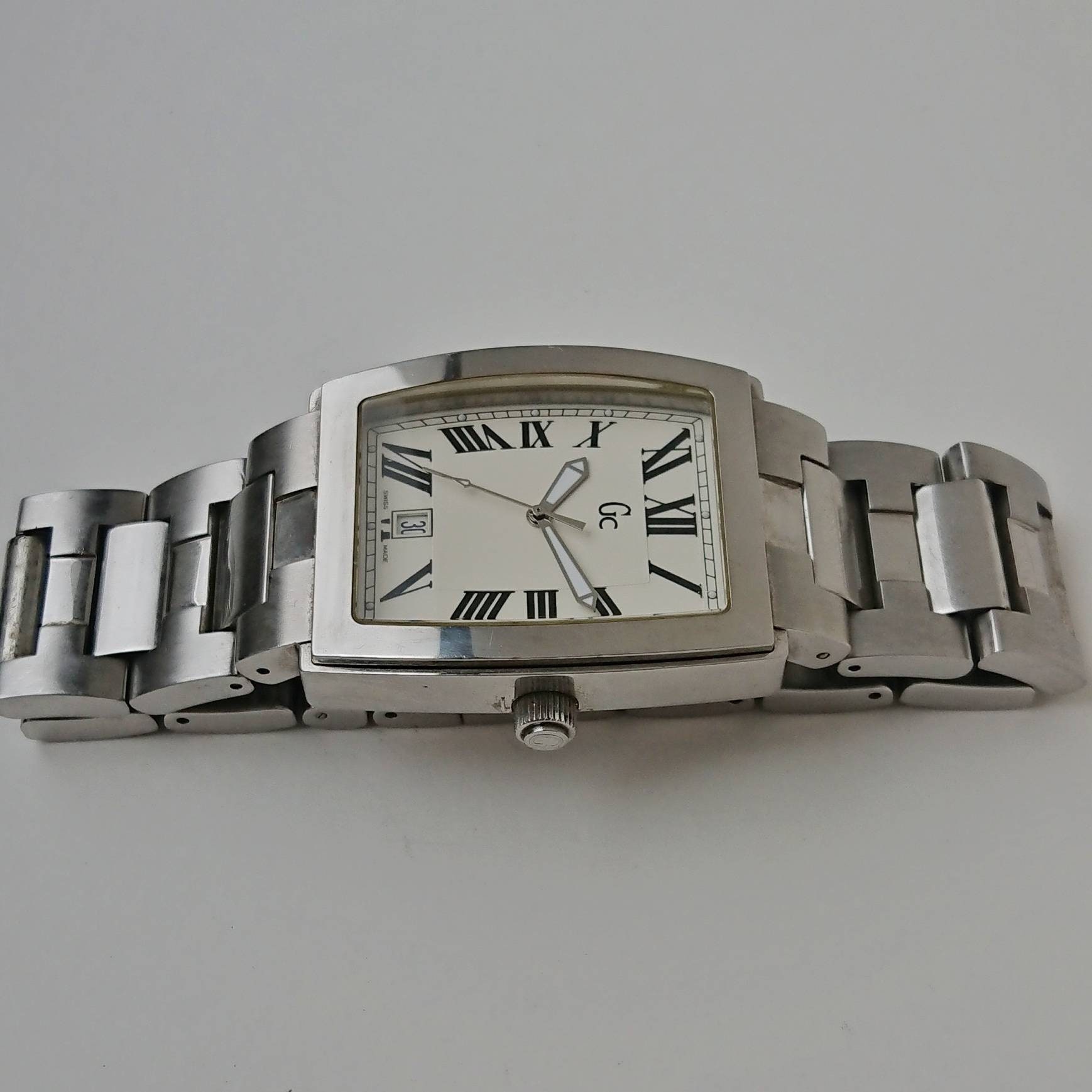 Vintage GC Rectangular with Roman Numerals 90s All original | Etsy