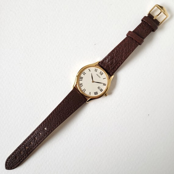 Vintage Seiko Gold 90s Unique - Gem