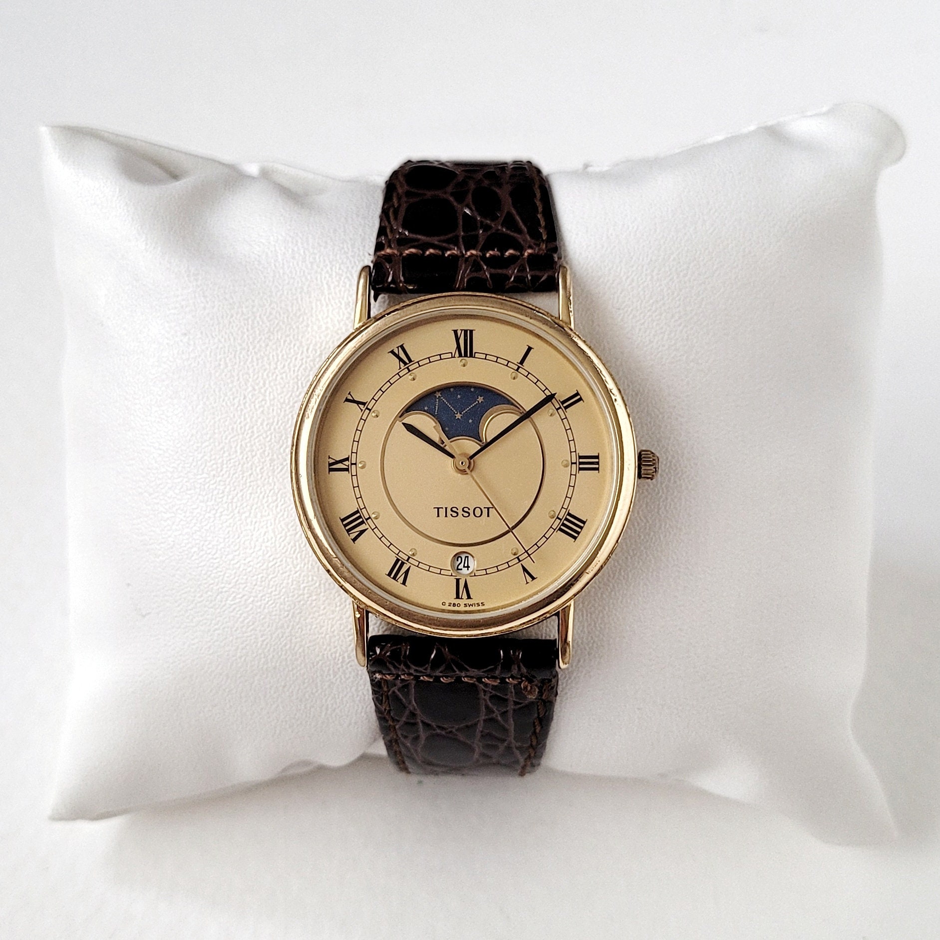 Vintage Tissot Moonphase 90s Ultra Rare - Etsy