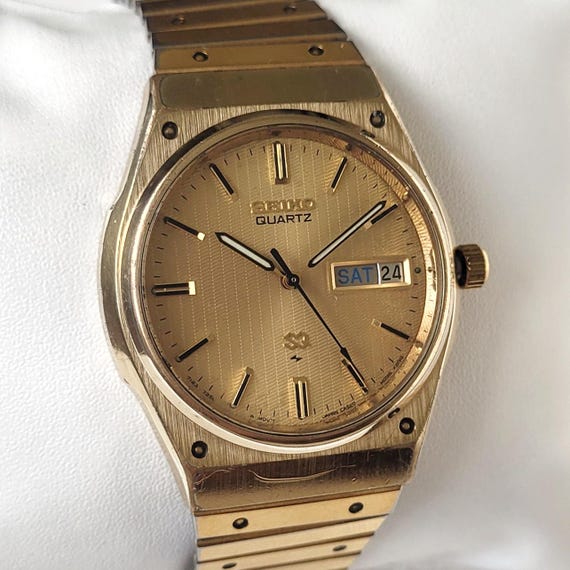 Vintage Seiko SQ Gold 90s Unique! - Gem