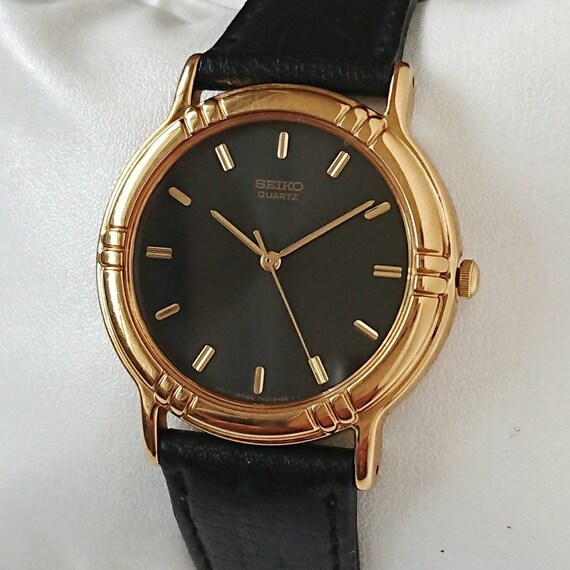Vintage Seiko Black&Gold 90s Unused - Gem