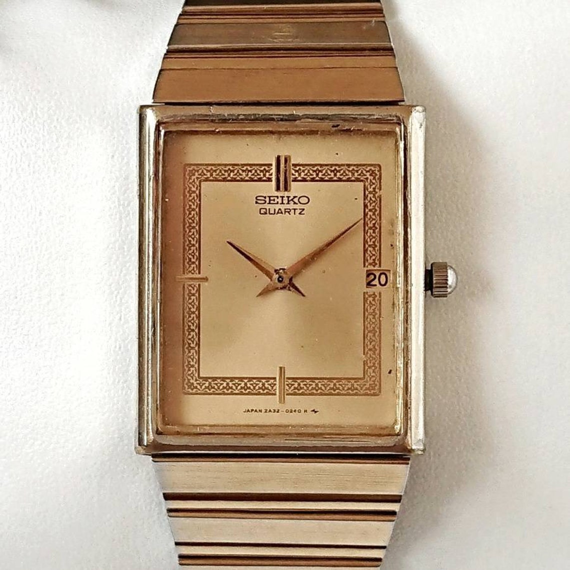 Vintage Seiko Tank 80s Unique - Etsy