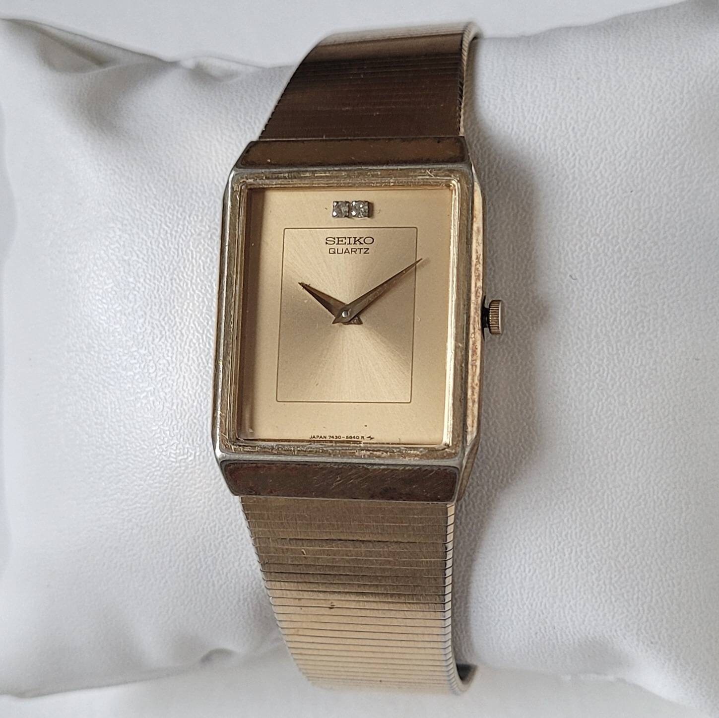 Vintage Seiko Tank 90s All Original - Etsy