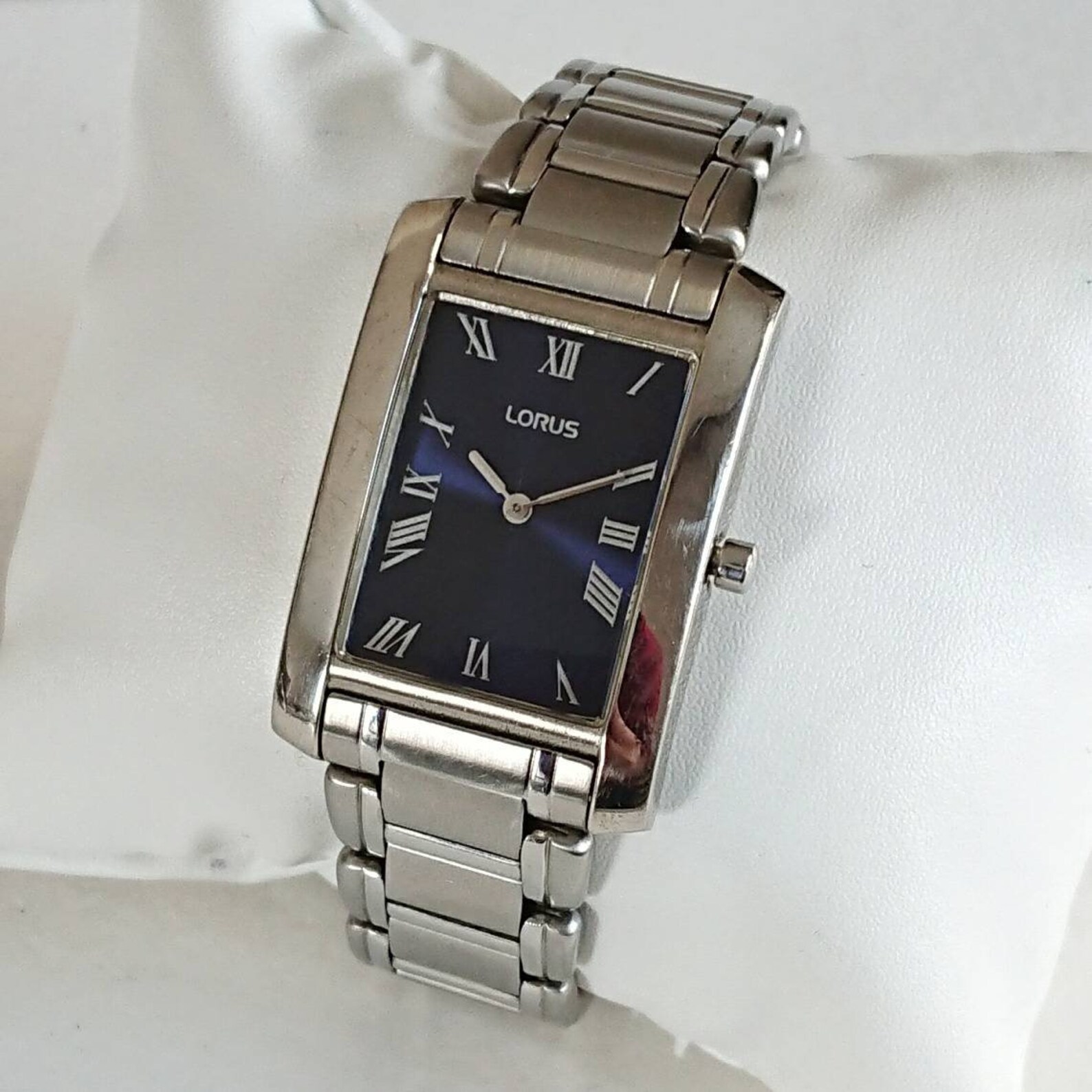 Vintage Lorus Tank by Seiko Dark Blue 90s All Original - Etsy