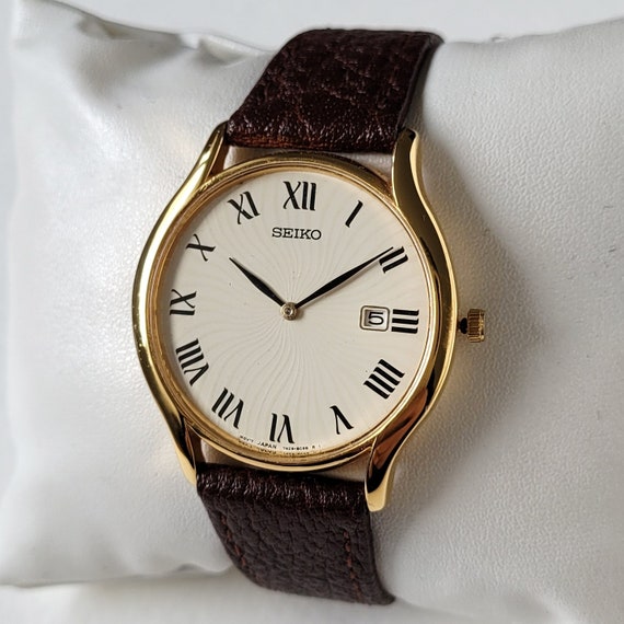 Vintage Seiko Gold 90s Unique - Gem