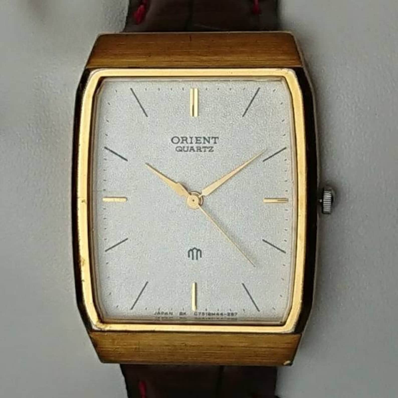 Vintage Orient Rectangular Gold 90s - Etsy