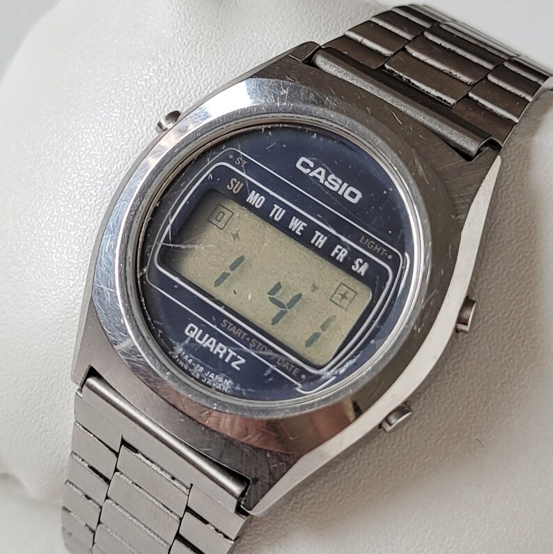 Vintage Casio Dark Blue 70s All Original - Etsy