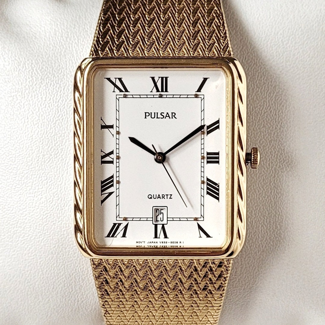 Vintage Pulsar Tank by Seiko 90s Unique! - Etsy