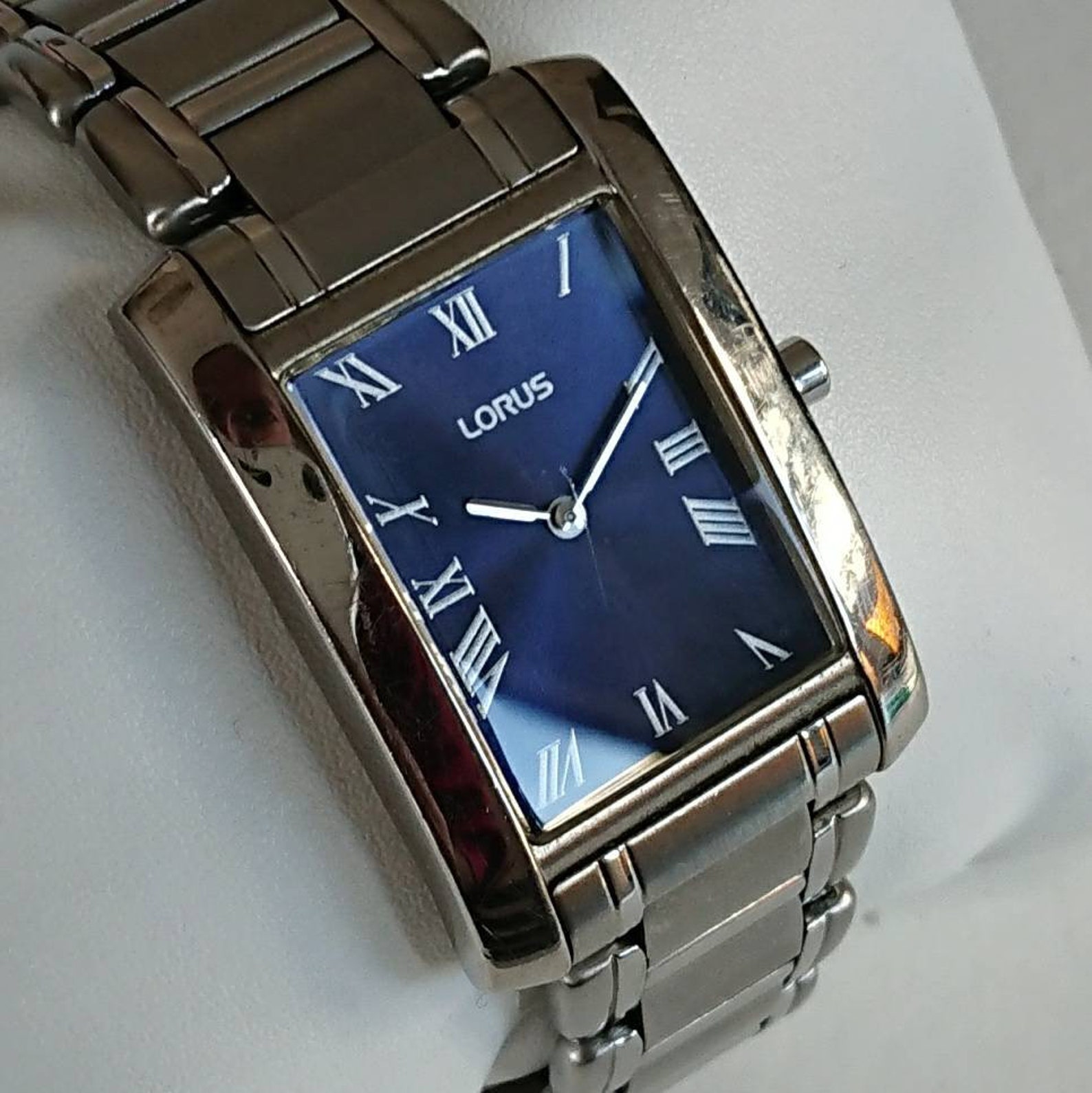 Vintage Lorus Tank by Seiko Dark Blue 90s All Original - Etsy