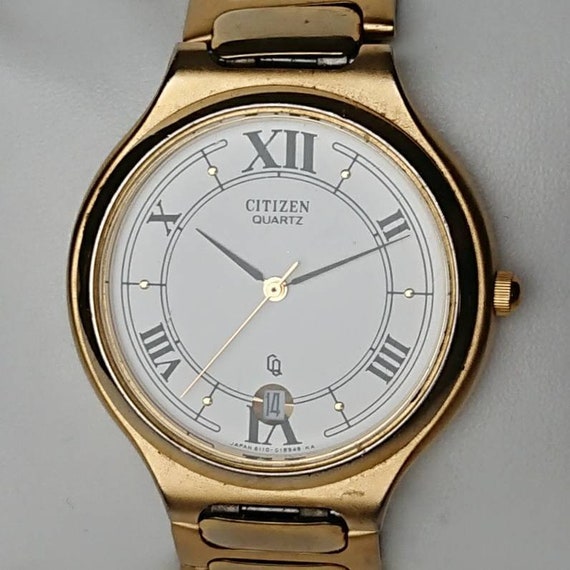 Vintage Citizen Gold with Roman numerals 90s Ultra Ra… - Gem