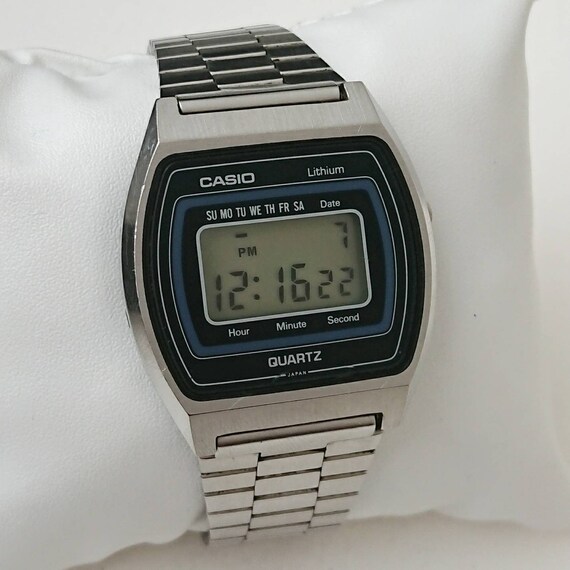 Vintage Casio Lithium Blue 80s all original - Gem