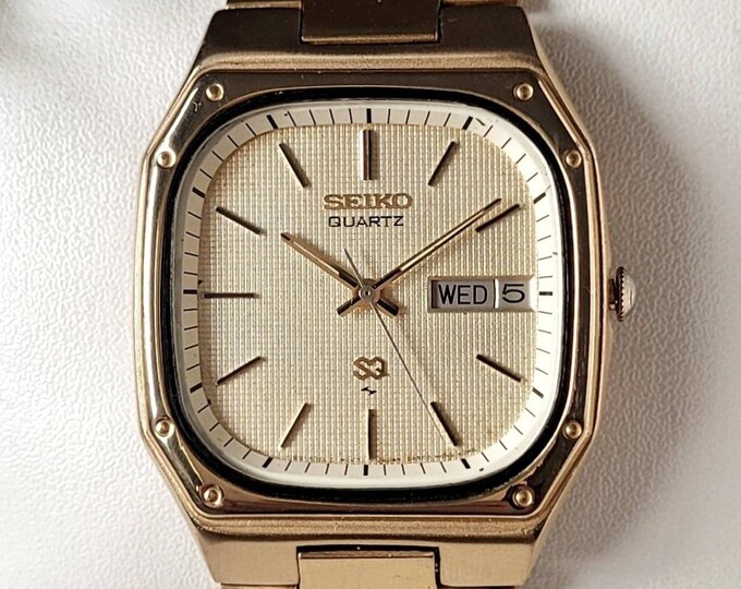 Vintage Seiko Gold 90s All Original - Etsy