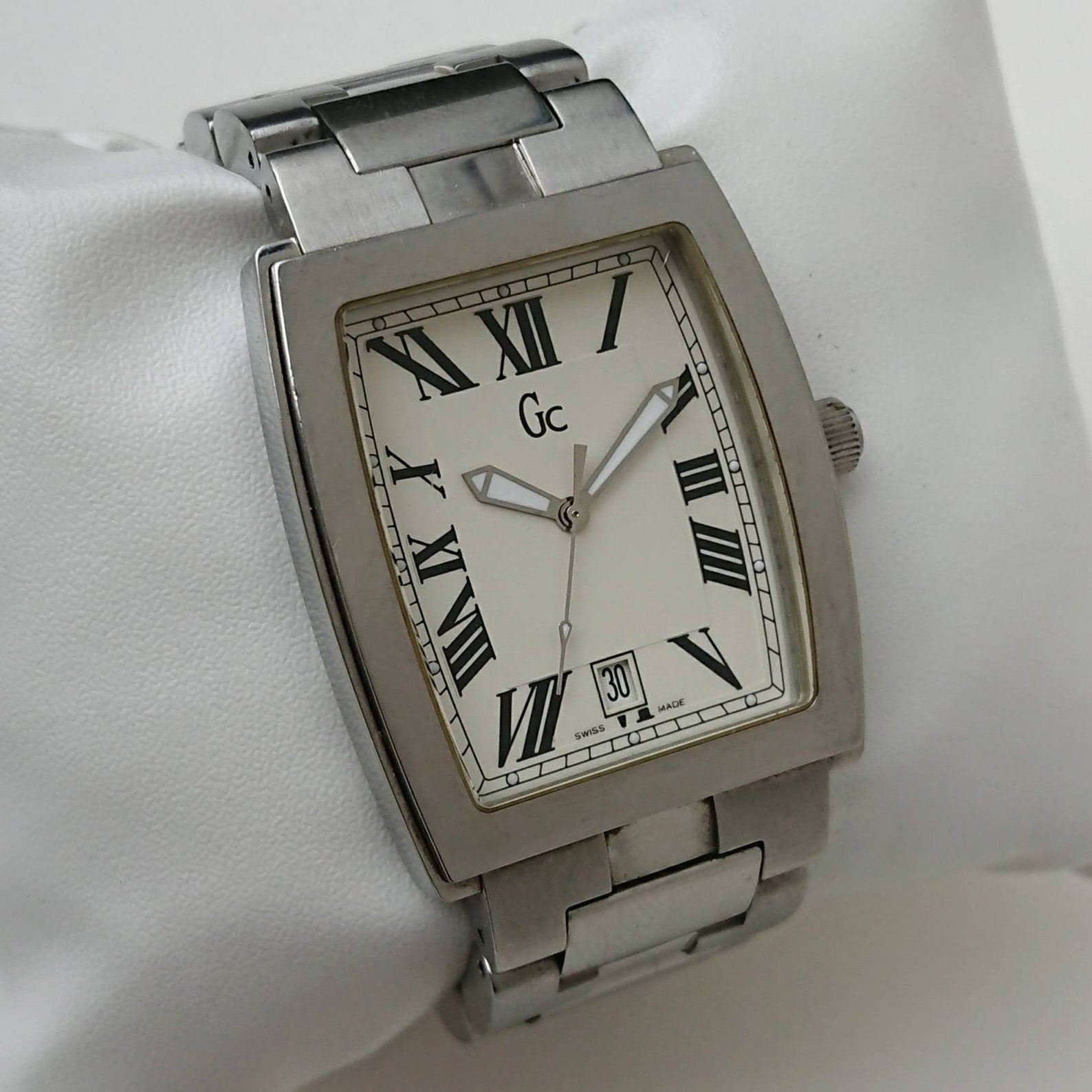 Vintage GC Rectangular With Roman Numerals 90s All Original - Etsy