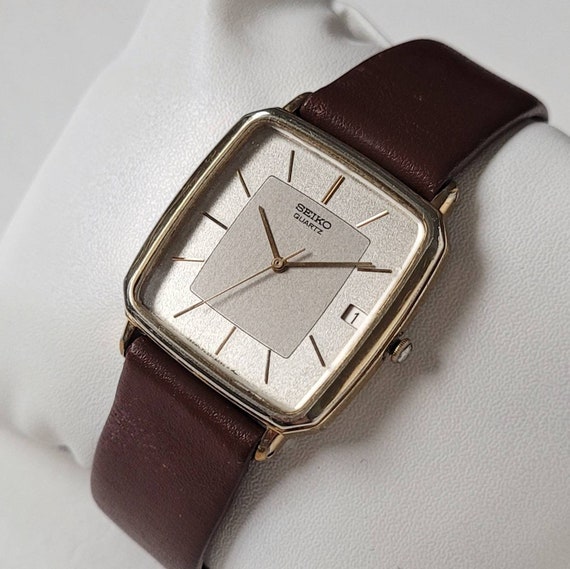 Vintage Seiko Rectangular 90s Unique - Gem