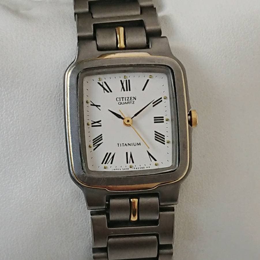 Vintage Citizen Titanium Tank 90s Unique - Etsy