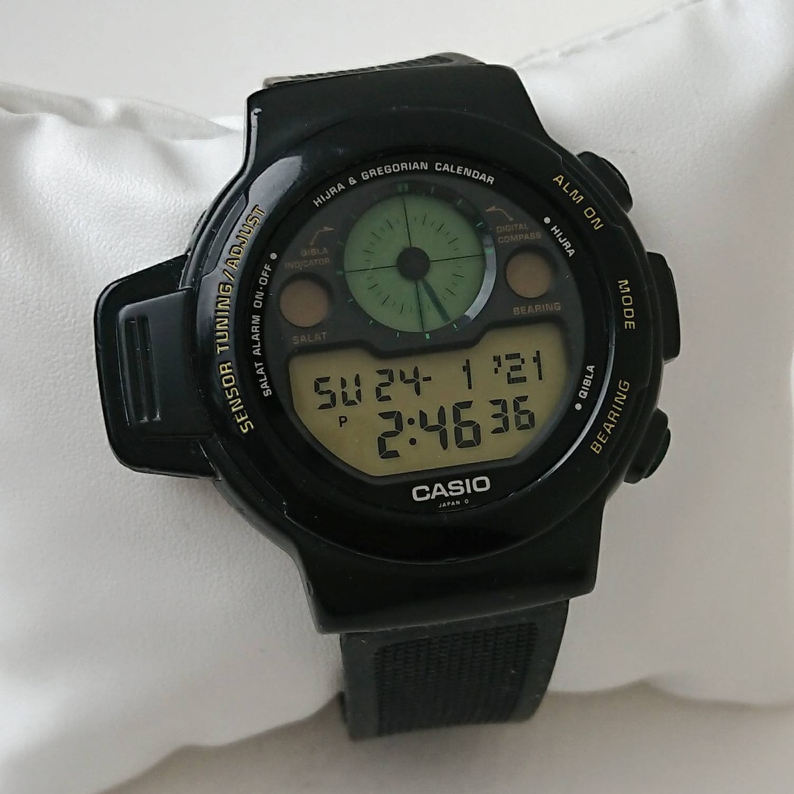 Vintage Casio Digital Compass Watch Green Rare Cpw 310 with | Etsy