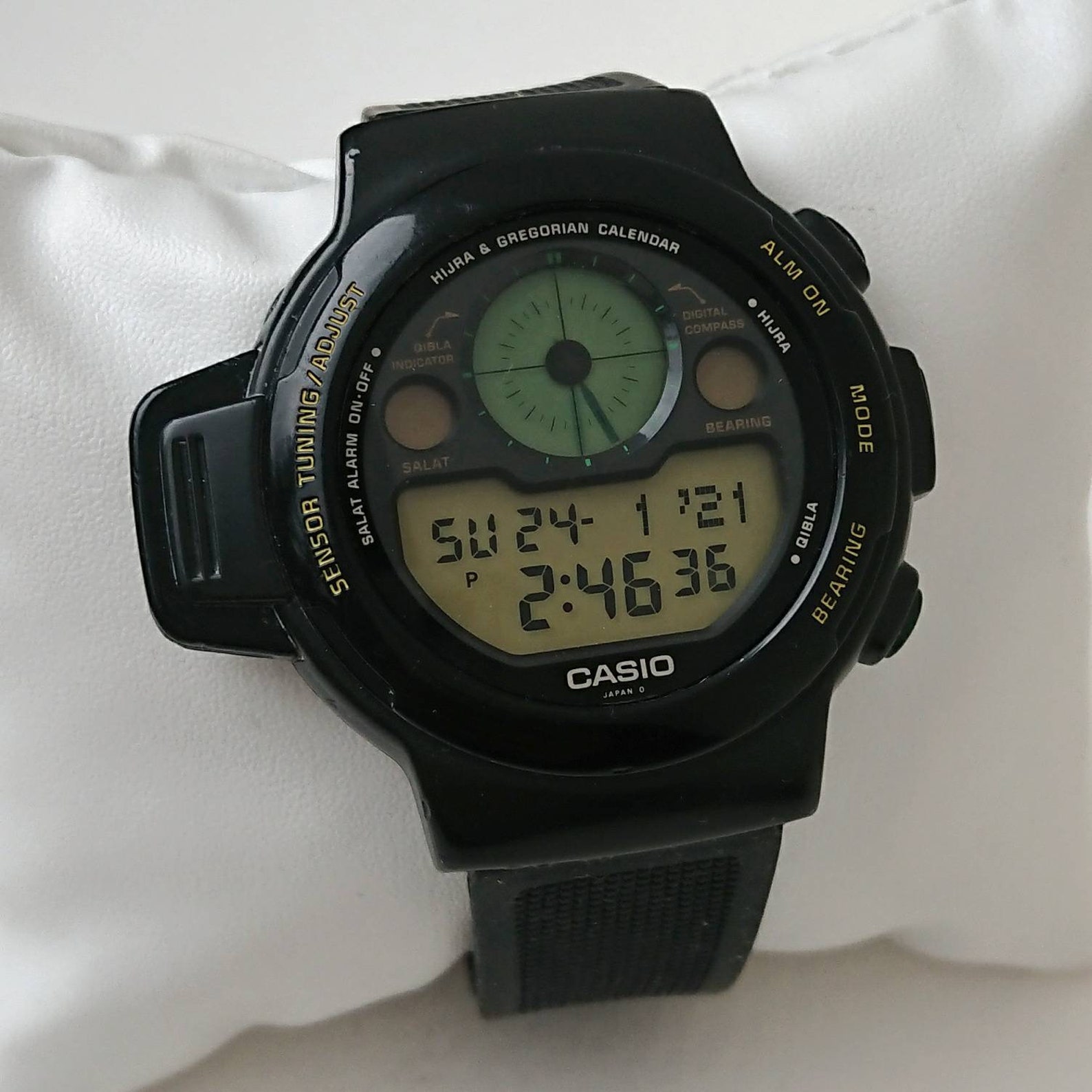 Vintage Casio Digital Compass Watch Green Rare Cpw 310 with | Etsy