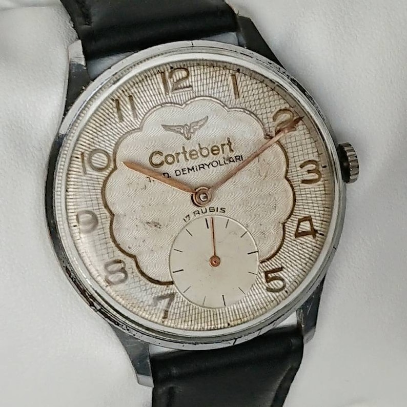 Vintage Cortebert Handwinding Watch 50s - Etsy