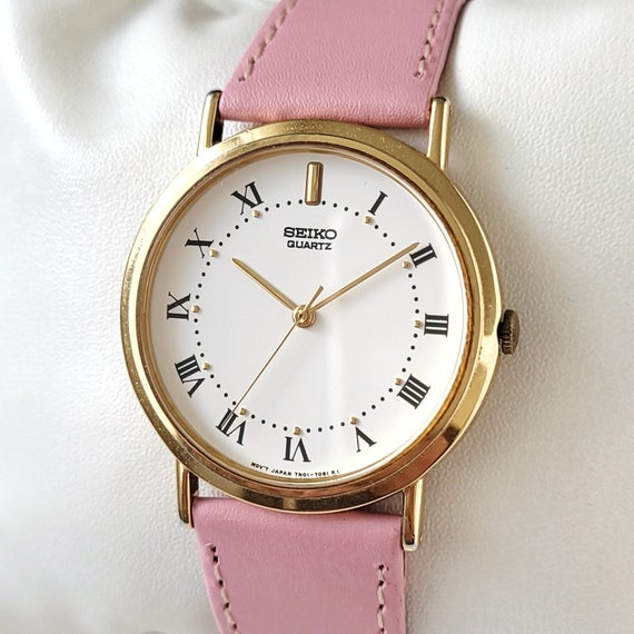 Vintage Seiko Pink&White 90s Ultra Rare - Gem