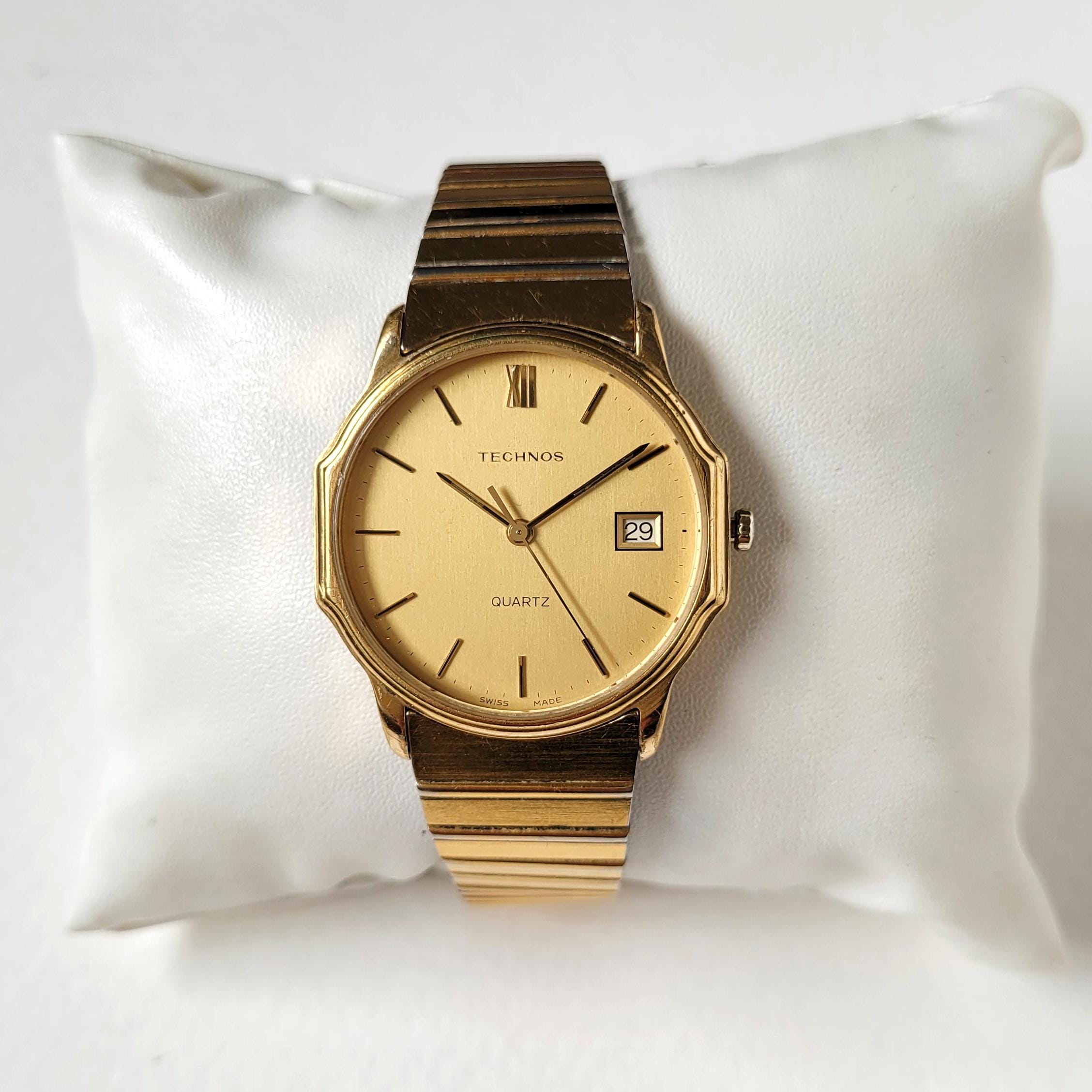 Vintage Technos Gold 80s Unique - Etsy