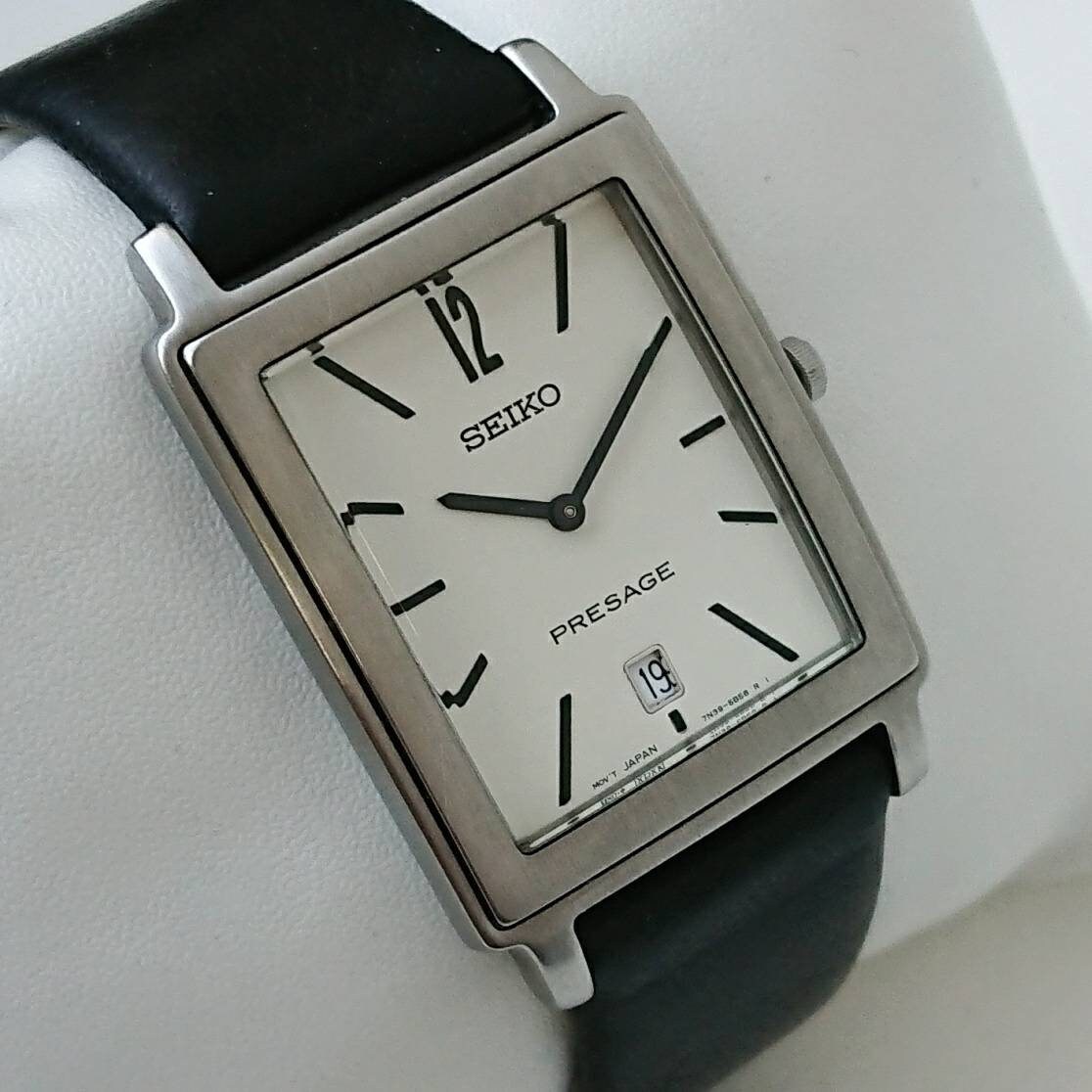 Vintage Seiko Tank 90s Presage - Etsy