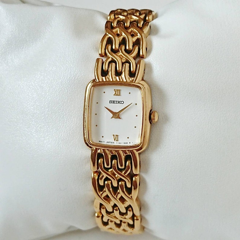 Vintage Seiko Bracelet Watch for Ladies 90s Unique - Etsy