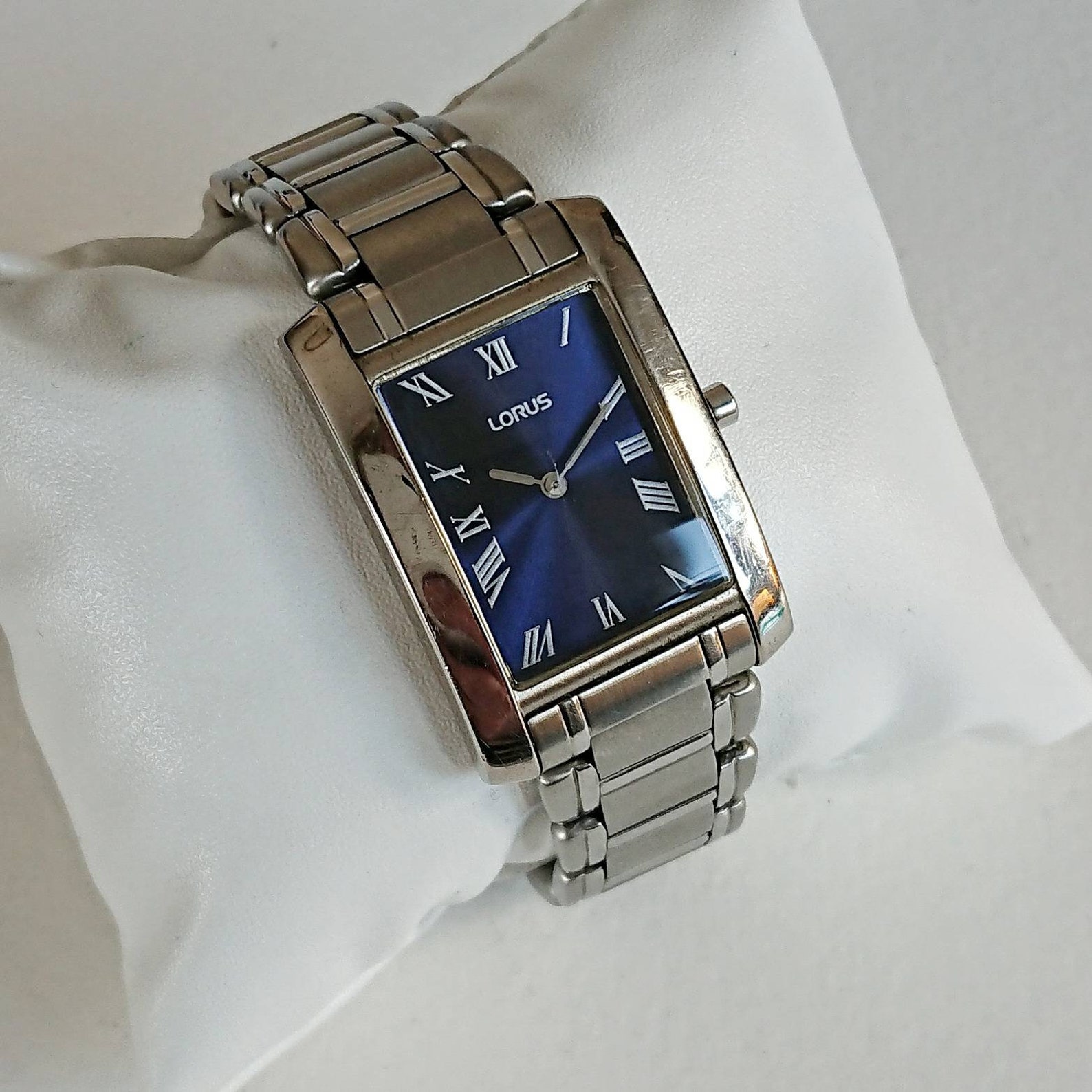Vintage Lorus Tank by Seiko Dark Blue 90s All Original - Etsy