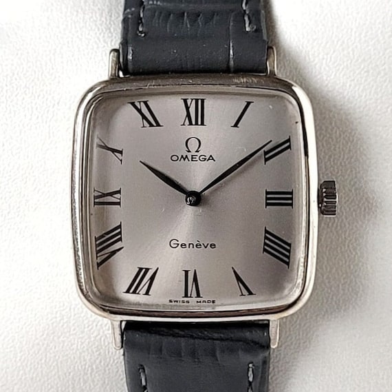 Vintage Omega Rectangular 70s Ultra Rare - Gem