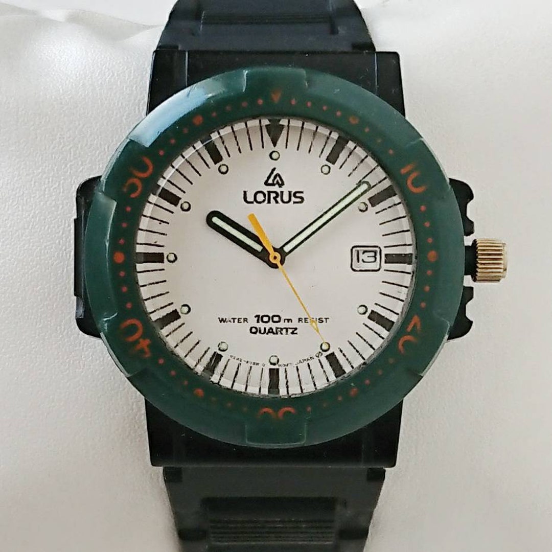 Vintage Lorus Divers by Seiko 80s With Rotating Bezel - Etsy