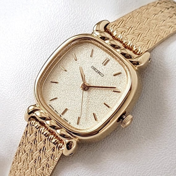 Vintage Seiko Gold 90s Last New! - Gem