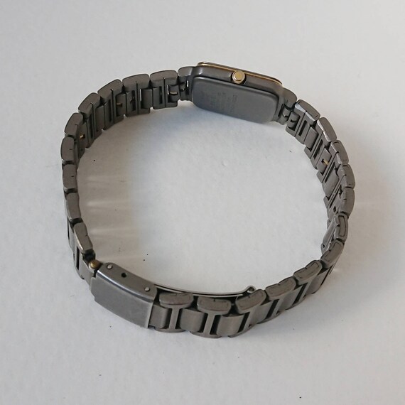 Vintage Citizen Titanium Tank 90s Unique - Gem