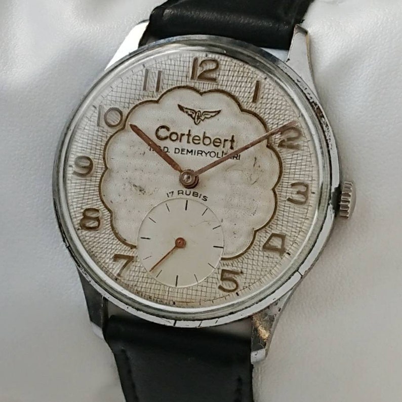 Vintage Cortebert Handwinding Watch 50s - Etsy