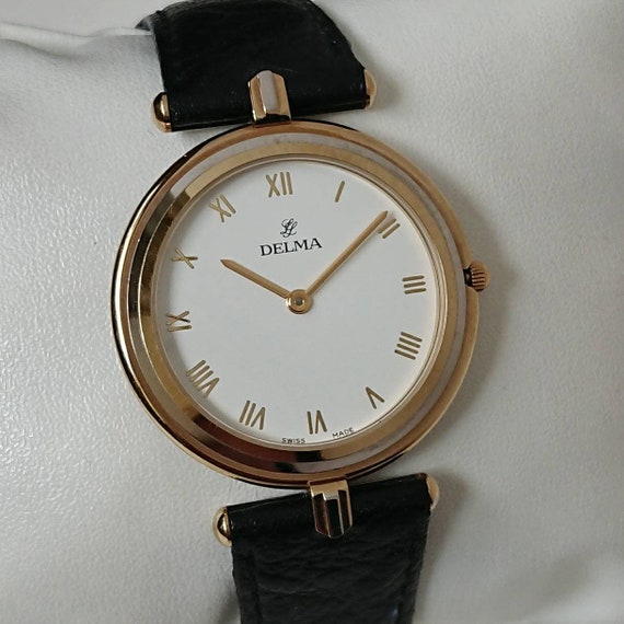 Vintage Delma Classic Dress Watch 90s Last New! - Gem