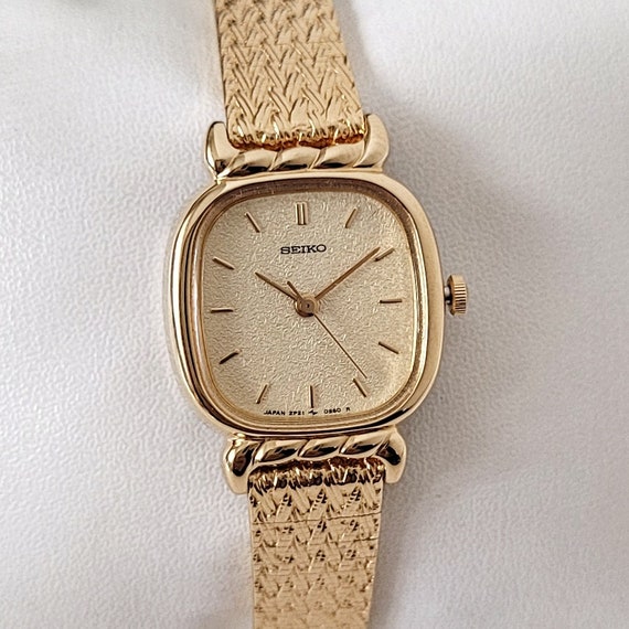 Vintage Seiko Gold 90s Last New! - Gem