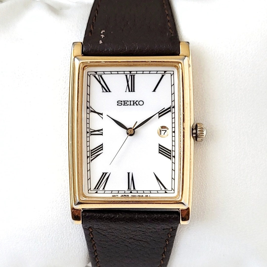 Vintage Seiko Tank 90s Unique - Etsy