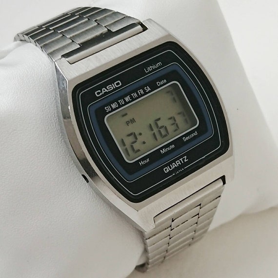 Vintage Casio Lithium Blue 80s all original - Gem