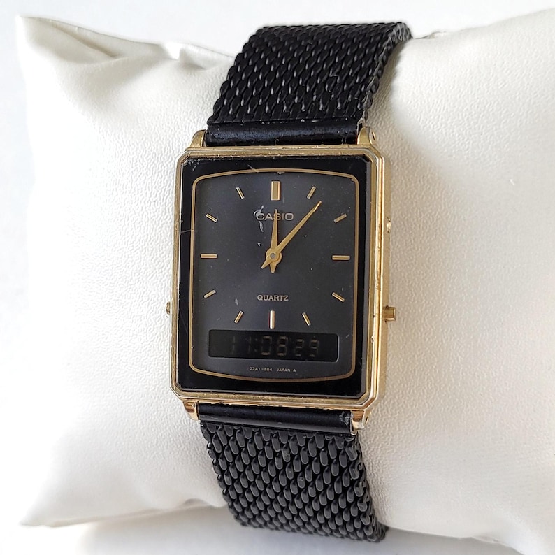 Vintage Casio Digital &analogue 90s Ultra Rare - Etsy
