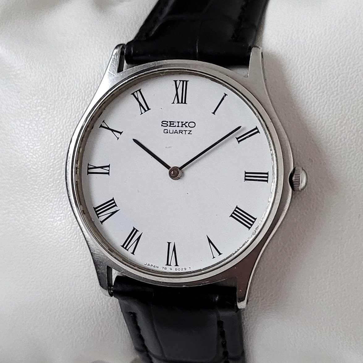 Vintage Seiko Classic Dress Watch With Roman Numerals 80s - Etsy