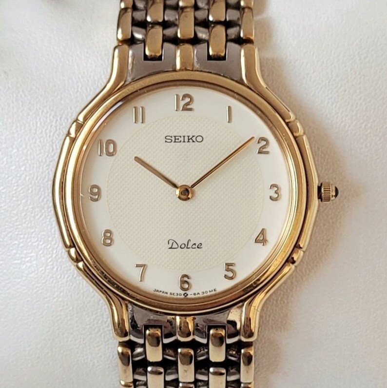 Vintage Seiko Dolce Gold 90s Special - Etsy