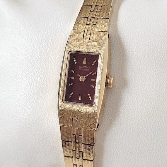Vintage Seiko Tank Purple&Gold 90s Unique - Gem