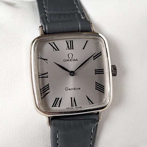 Vintage Omega Rectangular 70s Ultra Rare - Gem