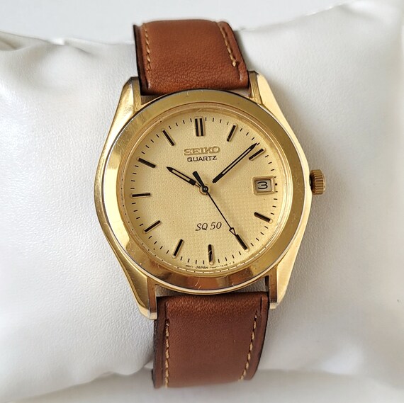 Vintage Seiko SQ Gold 90s Unique - Gem