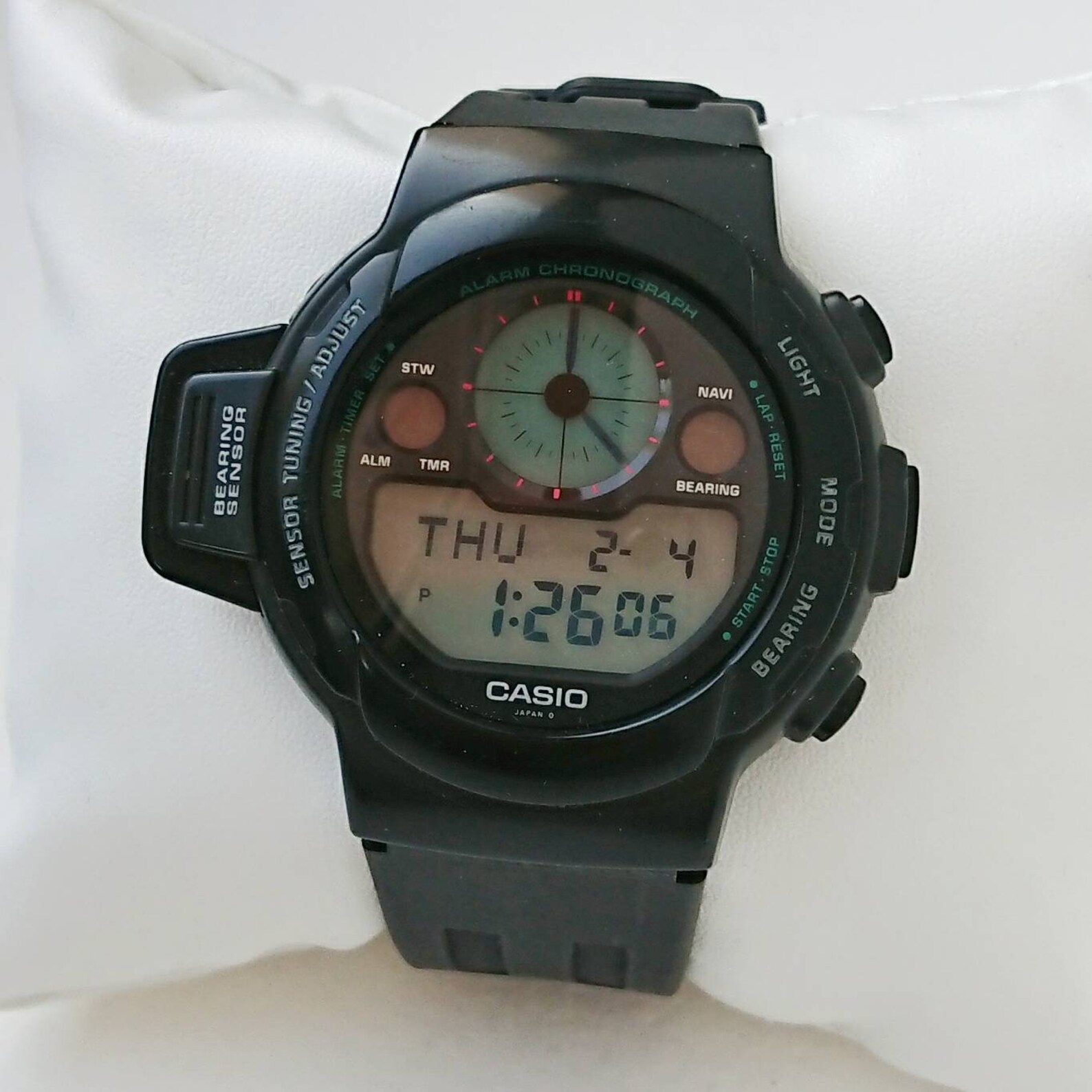 Vintage Casio Digital Compass Watch Blue Rare Cpw 110 - Etsy
