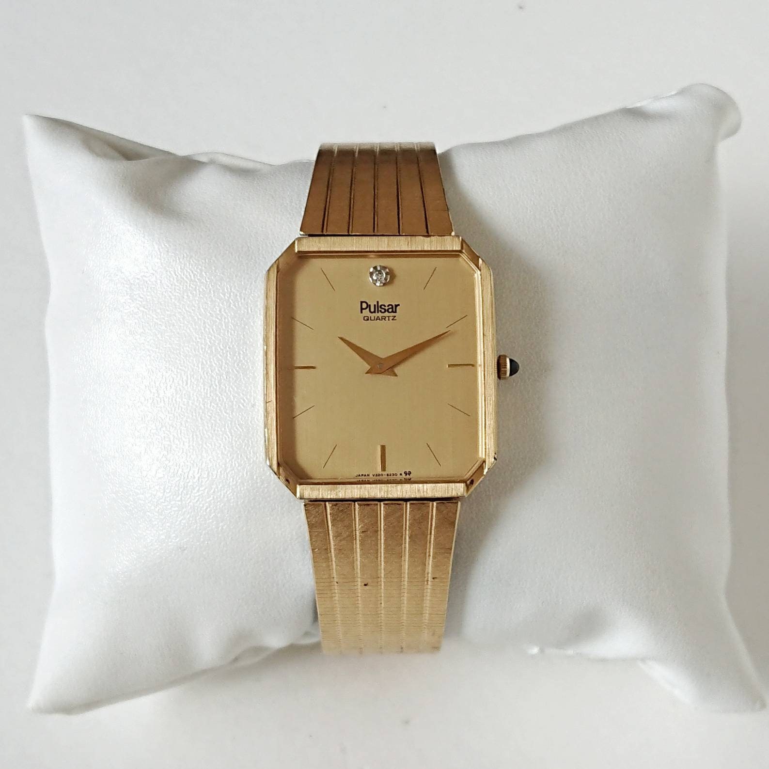 Vintage Pulsar Gold 90s With Diamond - Etsy
